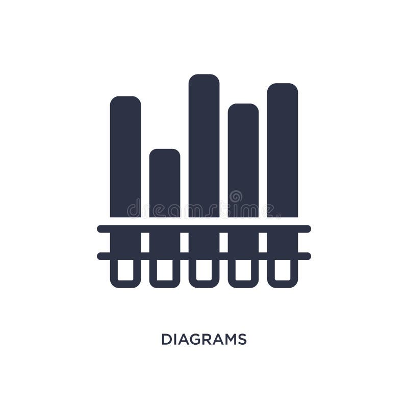 Diagrams Icon Vector Sign and Symbol Isolated on White Background ... Diagrams Icon Vector Sign and Symbol Isolated on White Background ...