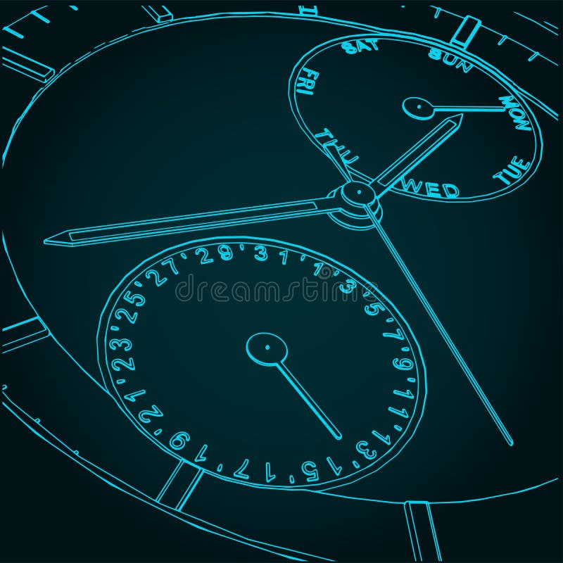 Dial close-up stock vector. Illustration of background - 240219751