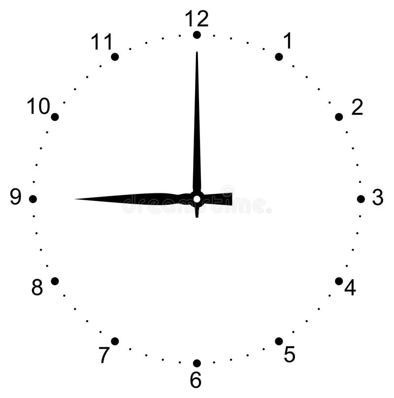 Dial De Reloj. Ilustración Del Vector Ilustración del Vector ...