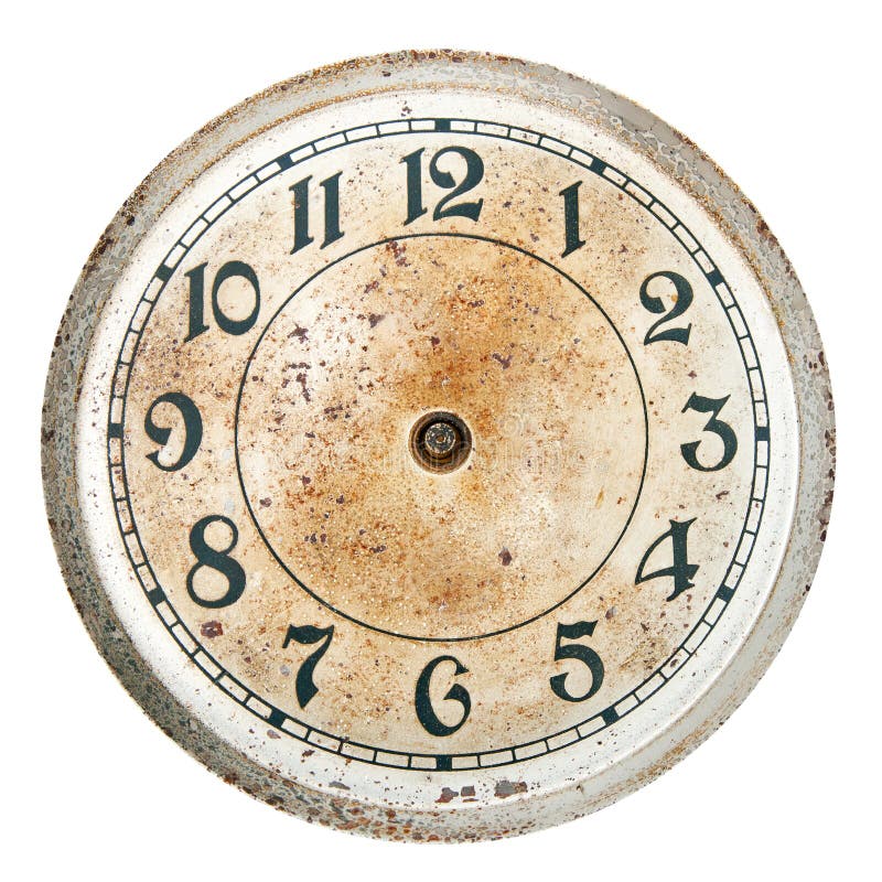 Dial De Reloj En Blanco Sin Manos Imagen de archivo - Imagen de ...