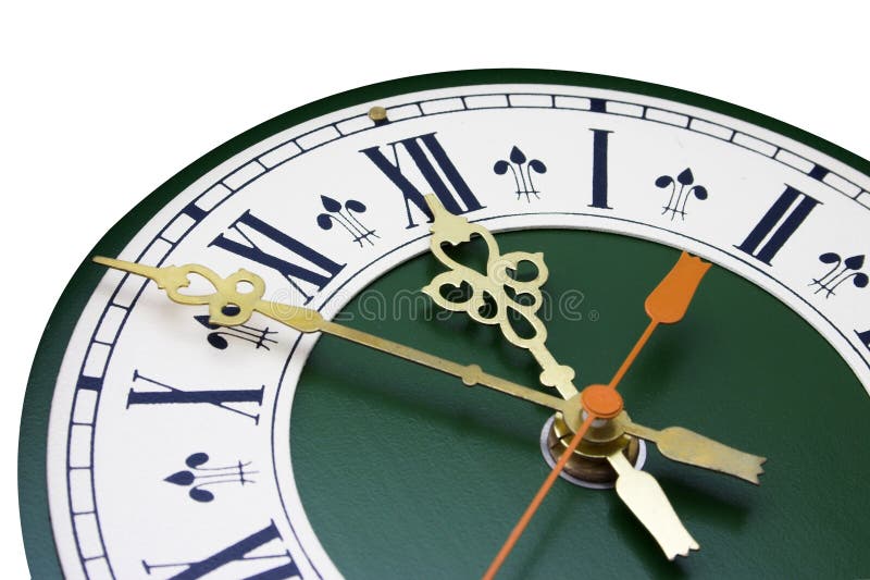 Dial del reloj analogico imagen de archivo. Imagen de medianoche - 1571535