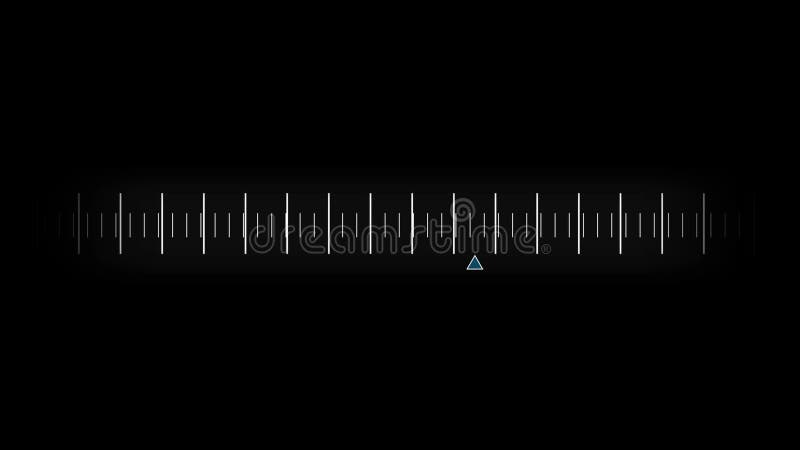 Dial Graphic Moving on Black Background Stock Video - Video of ...