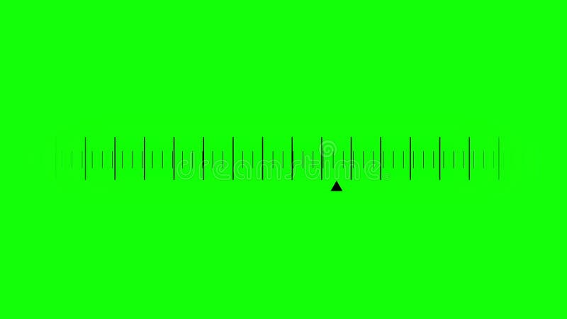 Dial Graphic Moving on Green Background Stock Video - Video of space ...