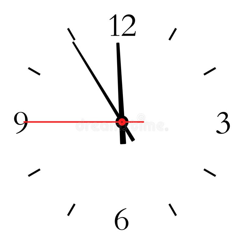 Dial of hours. stock vector. Illustration of graphic - 46868892