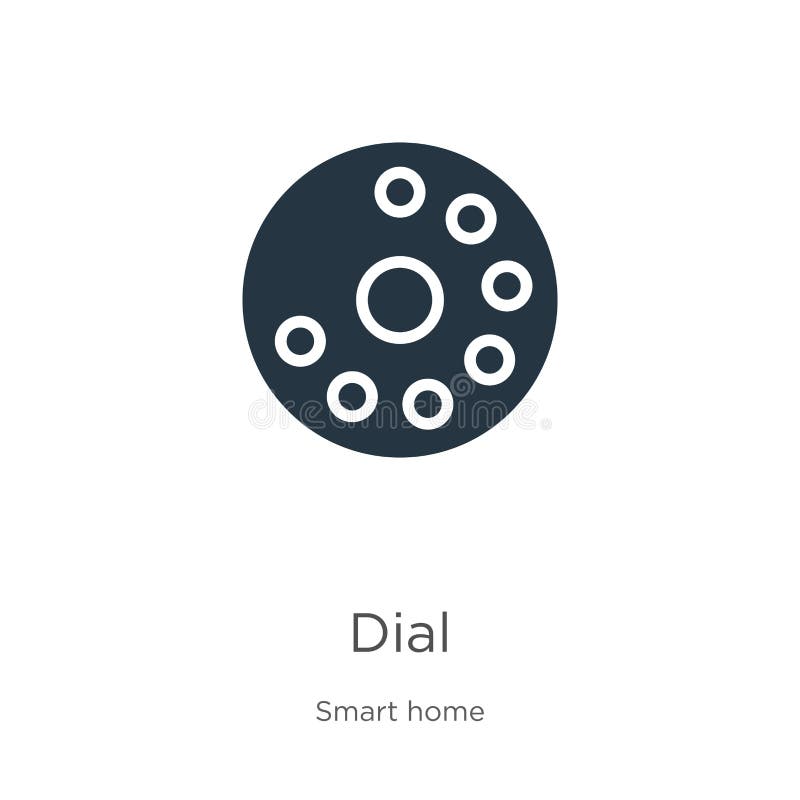 Dial Icon Vector. Trendy Flat Dial Icon from Smart House Collection ...