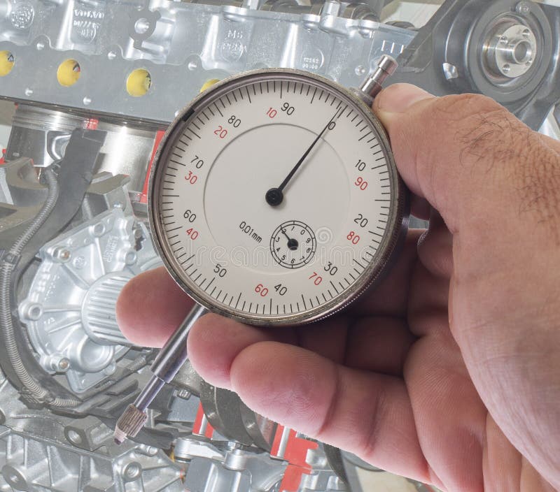 Dial indicator stock photo. Image of distance, machining - 79196272