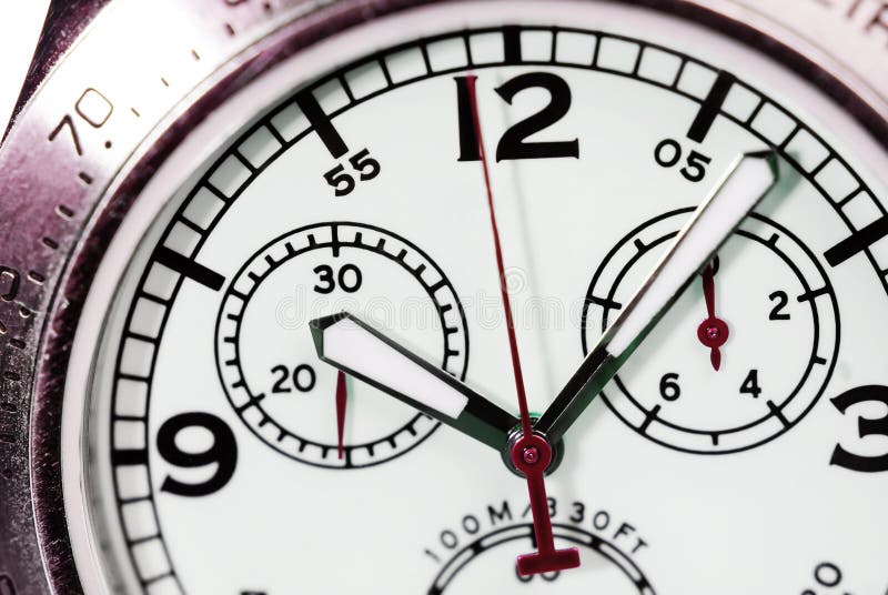 Dial Mechanical Clock Close Stock Photo - Image of movement, catch ...