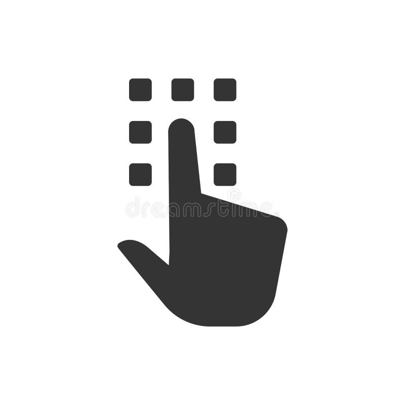 Dial Pad Icon stock vector. Illustration of icon, dial - 184354611