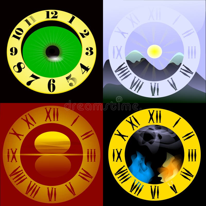 Dial a dawn in mountains stock vector. Illustration of panorama - 84020593