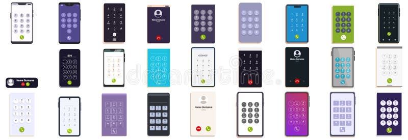 Phone Dial Screen Stock Illustrations – 4,806 Phone Dial Screen Stock ...