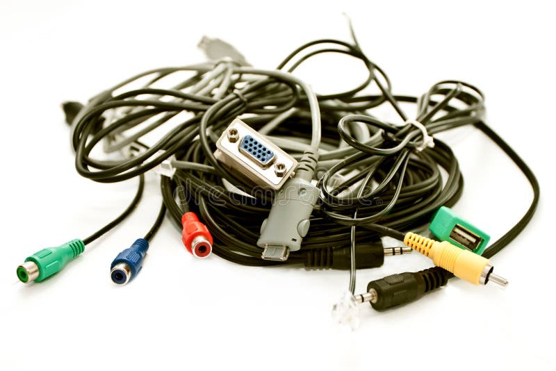 Dial-up of Adapters for the Computer Stock Photo - Image of network ...