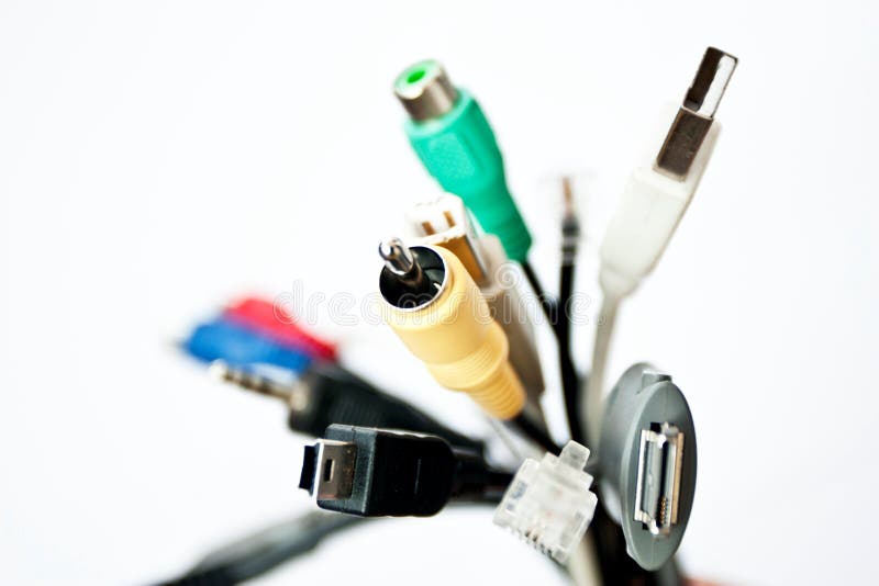 Dial-up of Adapters for the Computer Stock Photo - Image of setting ...