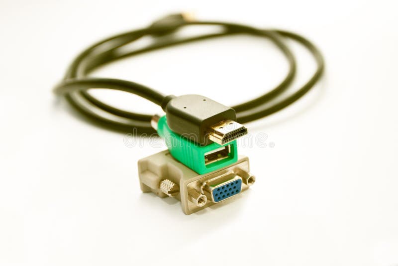 Dial-up of Adapters for the Computer Stock Image - Image of digit, plug ...