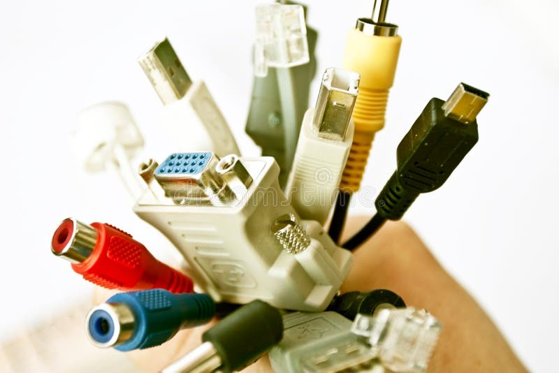 Dial-up of adapters stock image. Image of electronics - 45962997