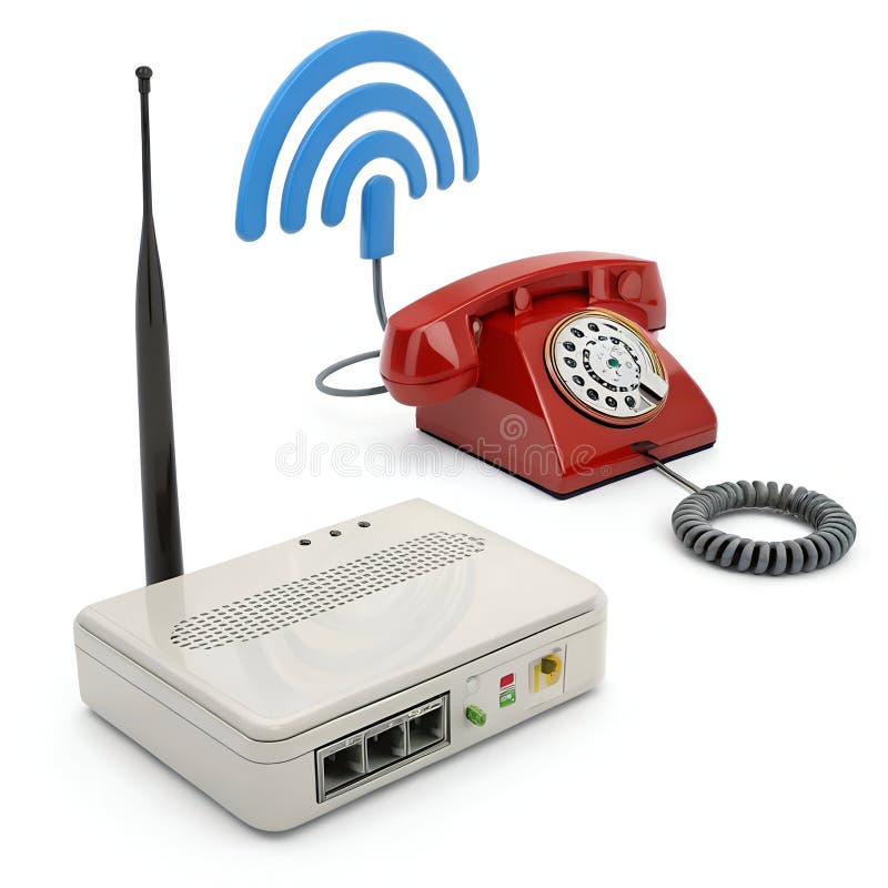 Dial-up Connectivity Icon Pack 3D Illustration, Internet Symbol ...