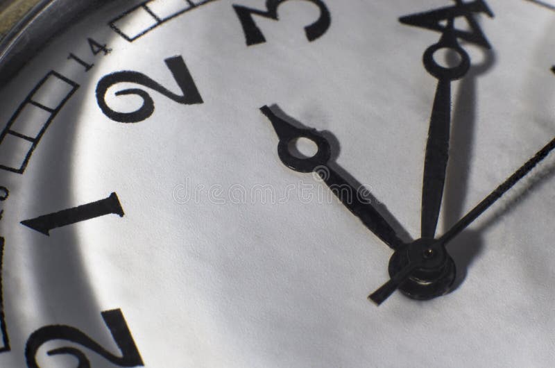 Dial of a Vintage Watch, Close-up Stock Photo - Image of elegance, face ...