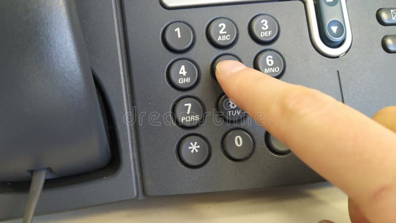 Dialing a Number in the Phone Stock Photo - Image of dial, dialing ...