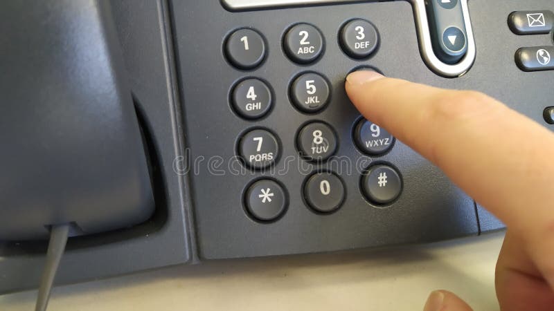 Dialing a Number in the Phone Stock Image - Image of dialing ...