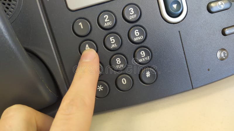 Dialing a Number in the Phone Stock Image - Image of number, phone ...