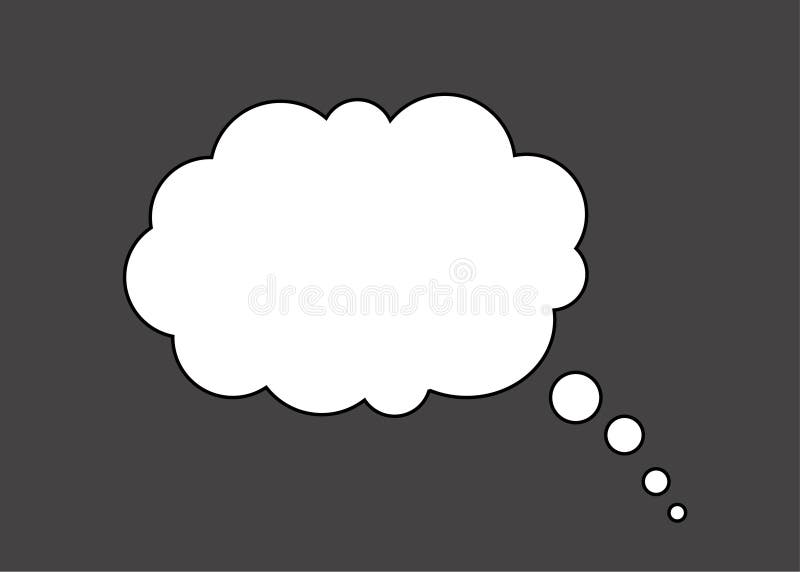 Dialog Box Icon, Chat Cartoon Bubbles. Thinking Cloud Stock Vector ...
