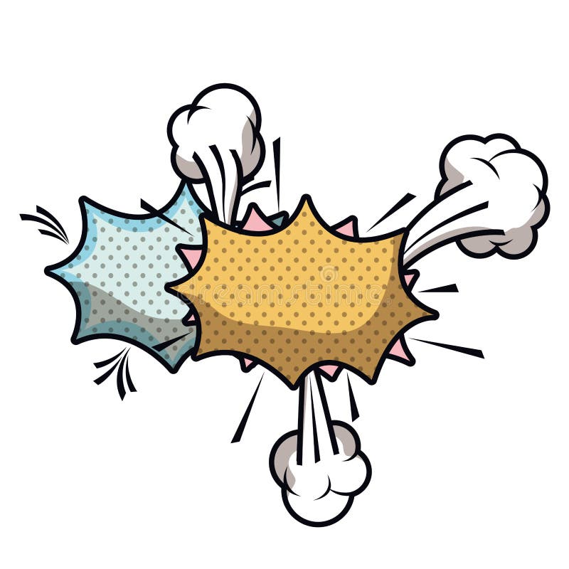 Dialog Boxes in Comic Isolated Icon Stock Vector - Illustration of icon ...