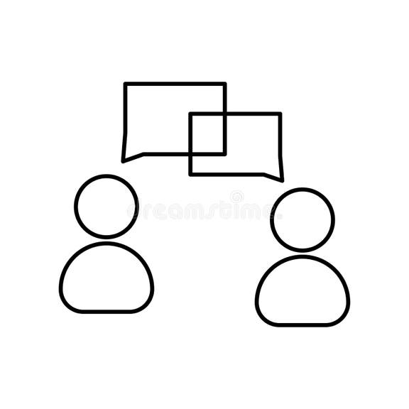 Dialog, Chat Speech Bubble. Internet Network. Dialog Concept. Business ...