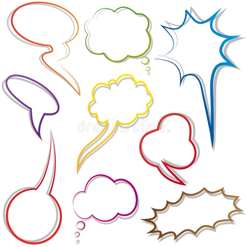 Dialog cloud stock vector. Illustration of expression - 21844787