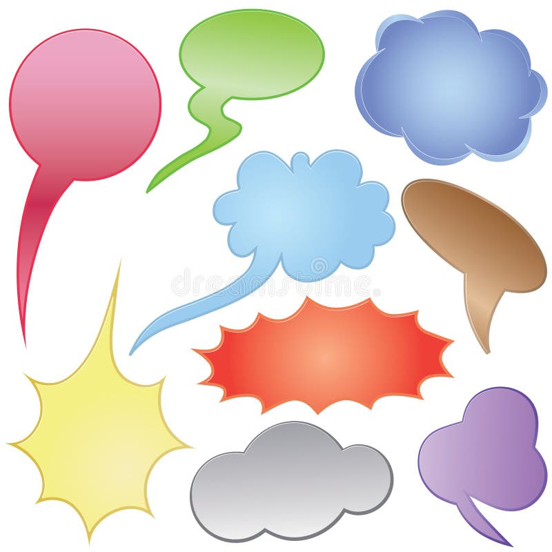 Dialog cloud stock vector. Illustration of expression - 21844787