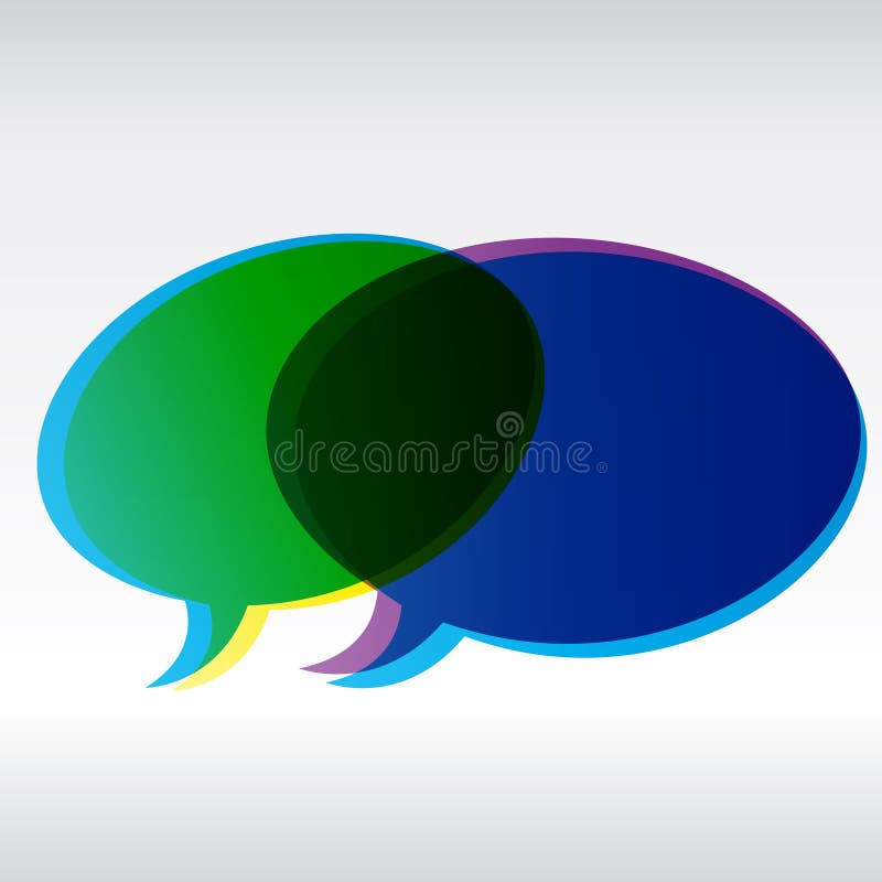 Dialog colorful boxes stock vector. Illustration of color - 21317225