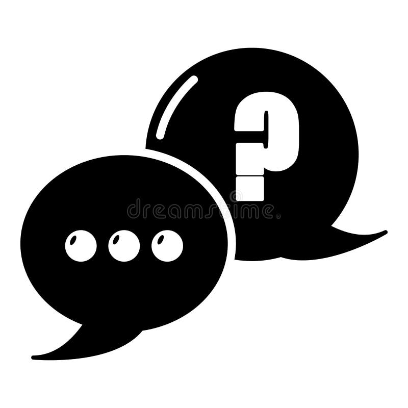 Dialog icon set 2 stock vector. Illustration of internet - 56054215