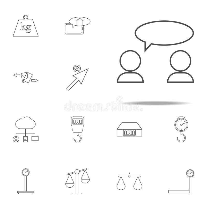 Dialog Icon. Web Icons Universal Set for Web and Mobile Stock ...