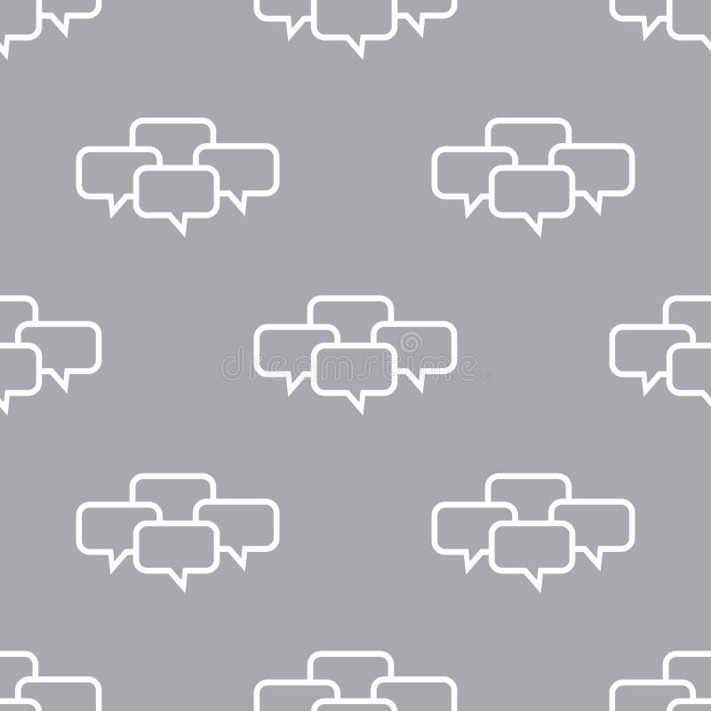 Dialog seamless pattern stock vector. Illustration of design - 52347599