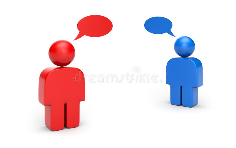 Dialogue stock illustration. Illustration of concept, speak - 8298825