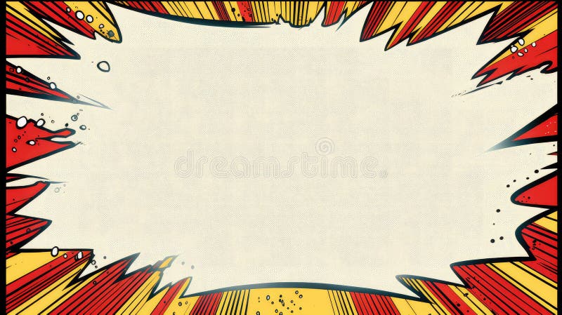 Dialogue Blank Comic Book Page Stock Image - Image of page, narrative ...