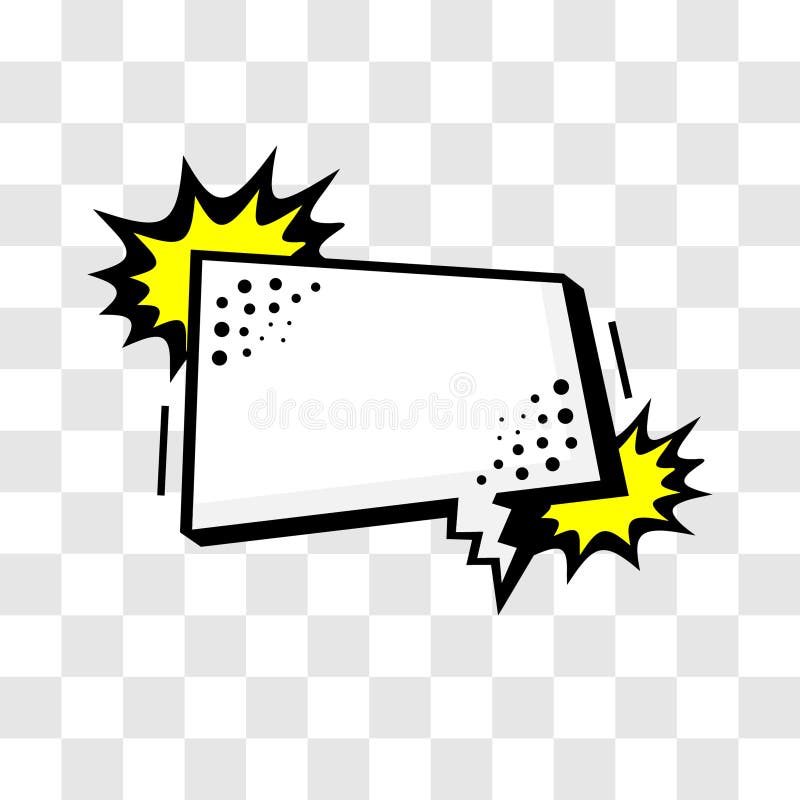 Dialogue Box Cartoon Concept Popart Style Stock Vector - Illustration ...