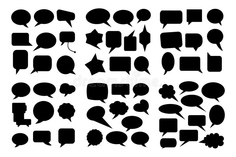 Dialogue Box Vector Art, Chat Box Vector Art, Conversation Box Vector ...