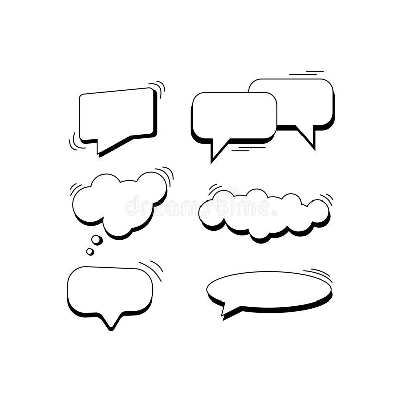 Dialogue Bubble. Isolated Background Vector Illustration Eps 10. Comic ...