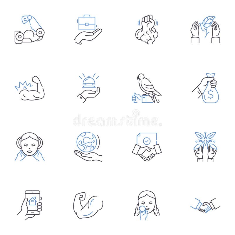 Dialogue Exchange Line Icons Collection. Conversation, Discourse ... Dialogue Exchange Line Icons Collection. Conversation, Discourse ...