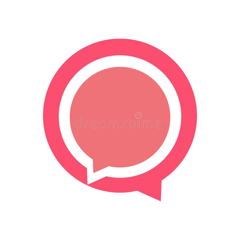 Dialogue Icon. Chat Vector Logo Concept Illustration in Flat Style ...