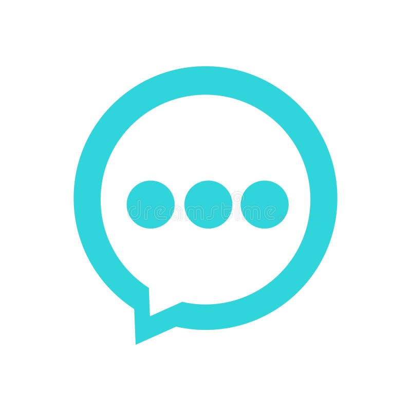 Dialogue Icon. Chat Vector Logo Concept Illustration in Flat Style ...