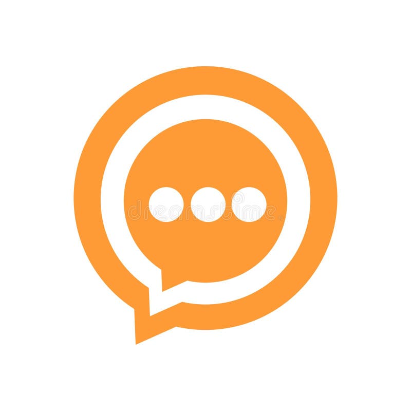 Dialogue Icon. Chat Vector Logo Concept Illustration in Flat Style ...