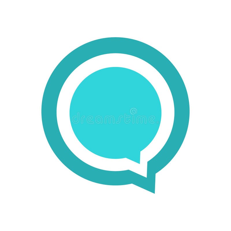 Dialogue Icon. Chat Vector Logo Concept Illustration in Flat Style ...
