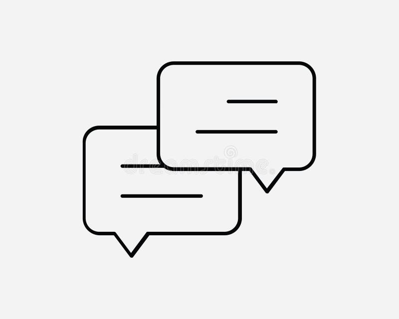 Dialogue Icon. Dialog Speech Bubble Chat Box Comment Forum Message ...