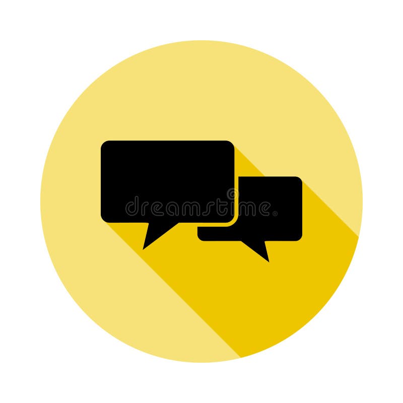 Dialogue, Dialog, Duologue, Interlocution Icon. Simple Glyph Vector ...