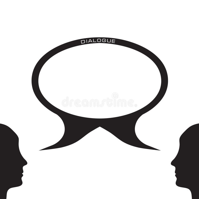 Dialog Concept Illustration Stock Vector - Illustration of bipartite ...