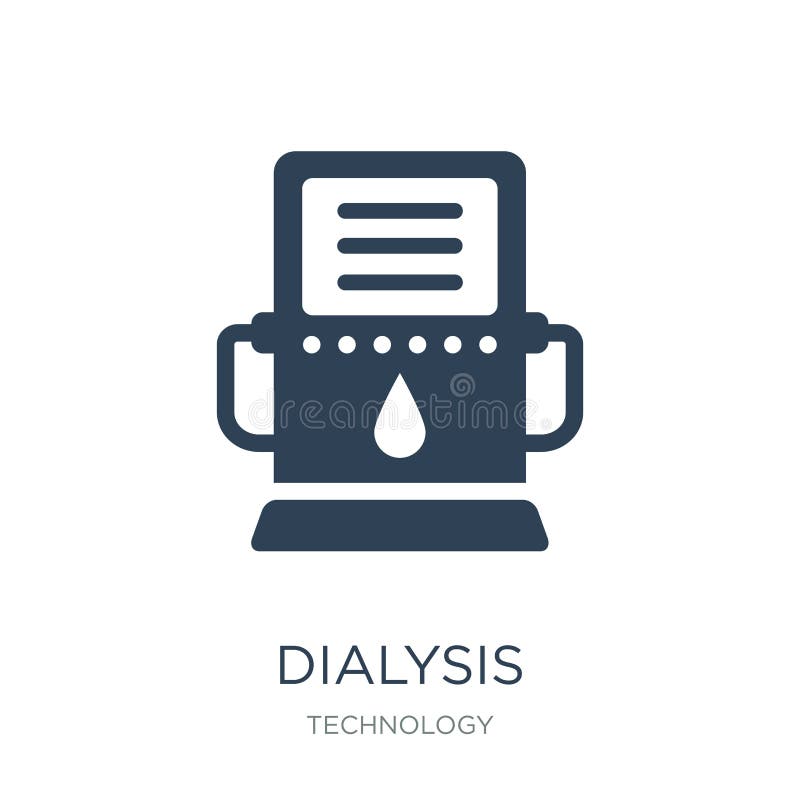 Dialysis Icon in Trendy Design Style. Dialysis Icon Isolated on White ...