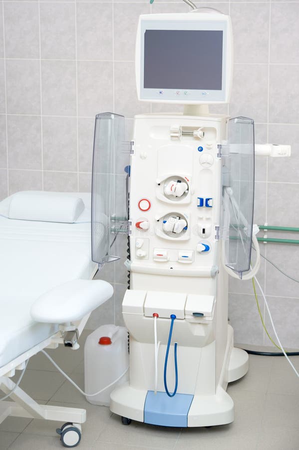 Dialysis Machine in Hospital Stock Photo - Image of clinical, care ...