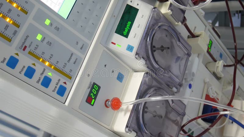 Patient S Blood Purification Medical Procedure Stock Video - Video of ...