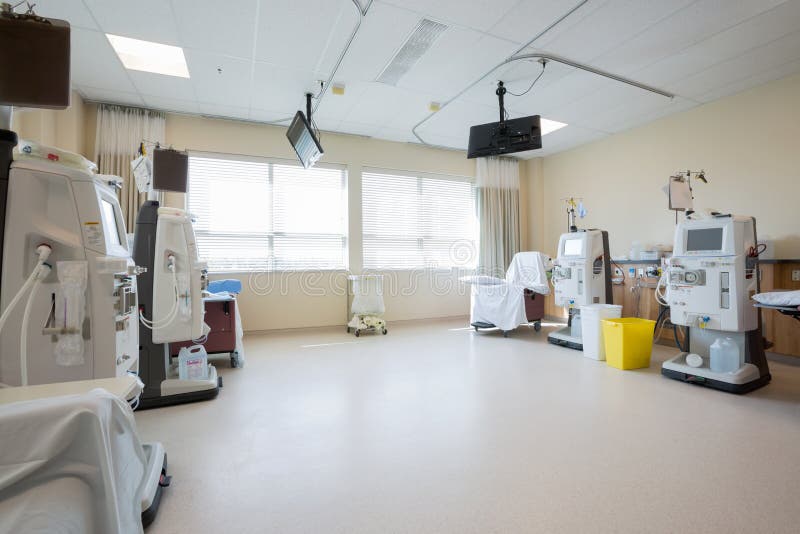 Dialysis Ward in Hospital stock photo. Image of advanced - 36967654