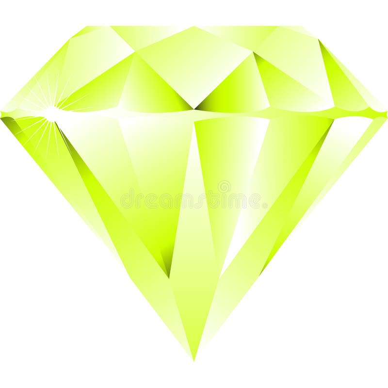 Diamant vert illustration stock. Illustration du mariage - 11903660